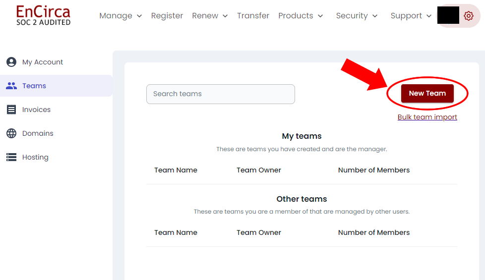 Using Teams with Your Account – EnCirca