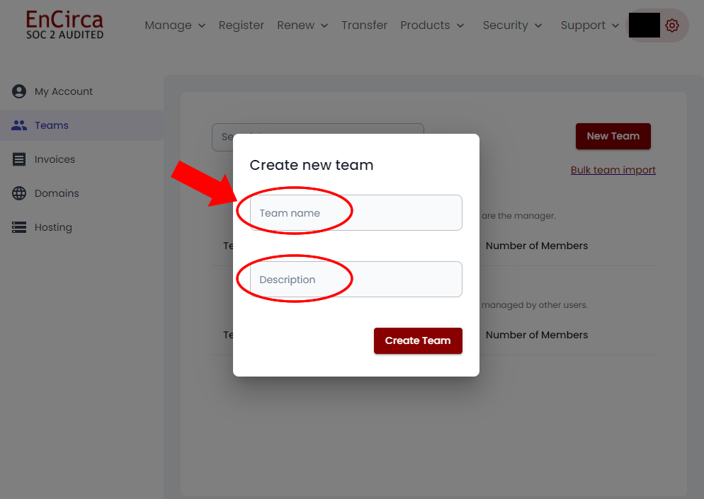 Using Teams with Your Account – EnCirca